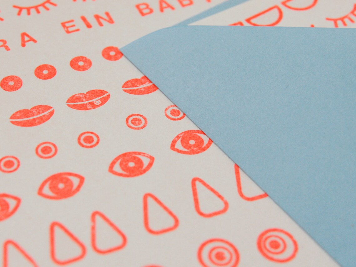 Congratulations Card Baby Birth Card 2 Pieces Birth - Etsy