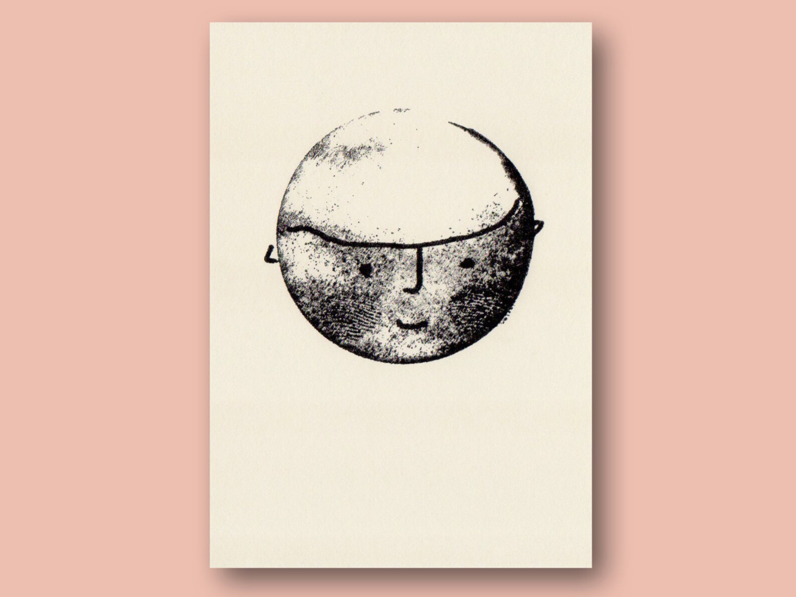 RISOGRAPH Portrait Print RISO Screen Printed Face Riso | Etsy
