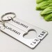 Roman Numeral Keychains, Engraved Keychains, Couples Keychain Gift, Mr ...