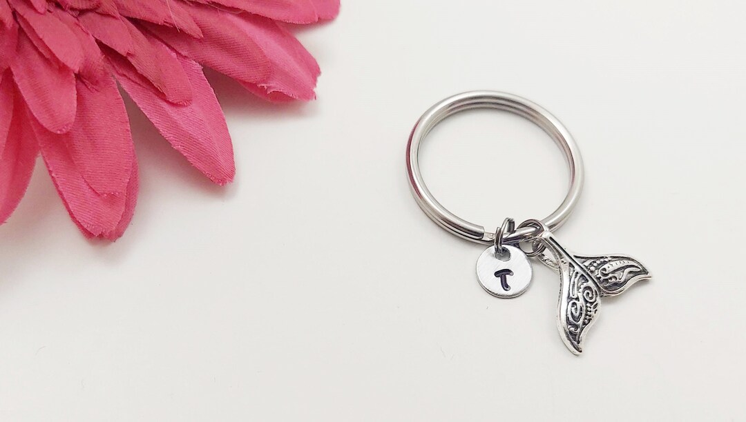 Whale Key Chain, Whale Tail Key Chain, Whale Charm, Dolphin Charm ...