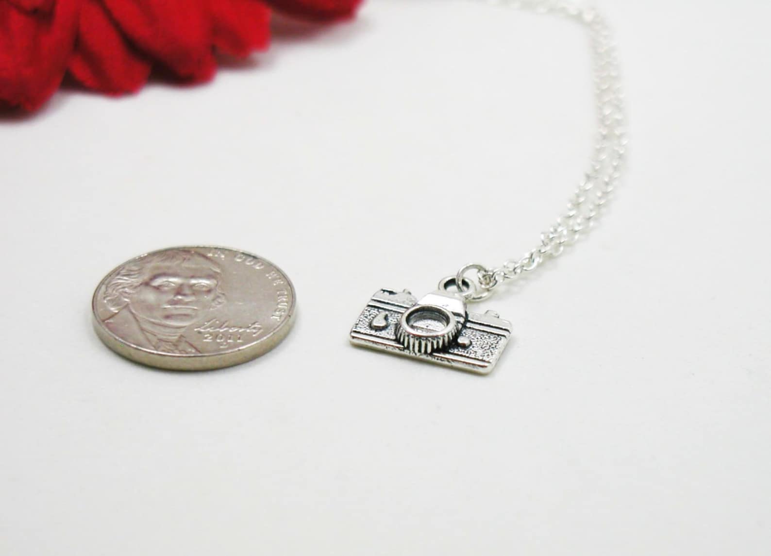 Camera Necklace Photographer Necklace Camera Pendant | Etsy