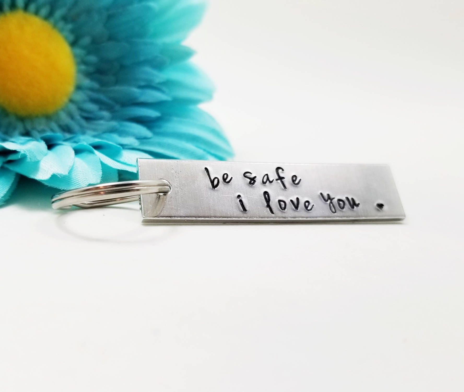 Be Safe I Love You, New Driver Gift, Drive Safe Keychain, Engraved ...