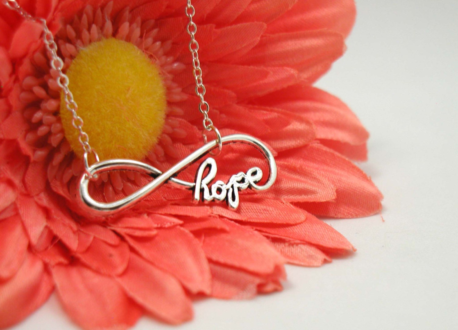 Infinity Hope Necklace Charm Necklace Infinity Hope - Etsy UK
