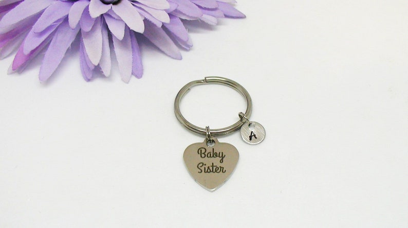Baby Sister Keychain, Sister Keychain, Sisters Keyring, Best Friend ...