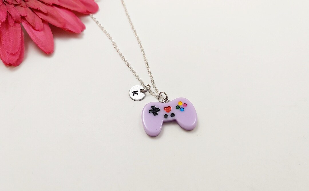 Gamer Necklace, Gamer Jewelry, Game Controller Pendant, Gaming Themed ...