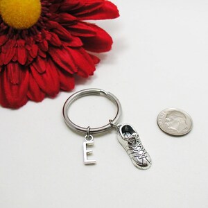 Marathon Shoe Keychain, Marathon Shoe Key Chain, Initial Keychain ...