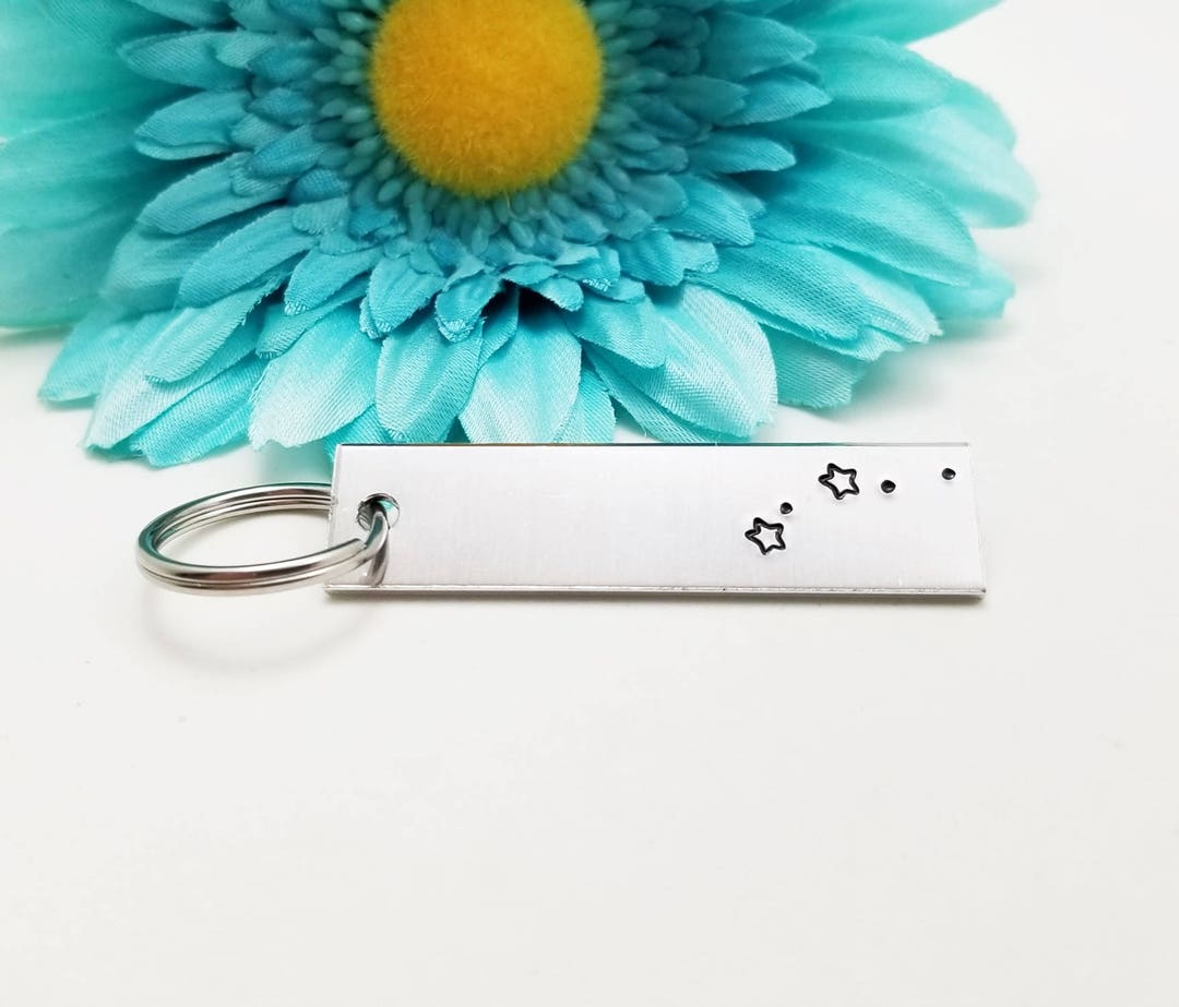 Cancer Keychain, Custom Keychain, Constellation Keychain, Rectangle ...