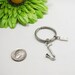 Saxophone Keychain, Saxophone Key Chain, Initial Keychain, Personalized ...