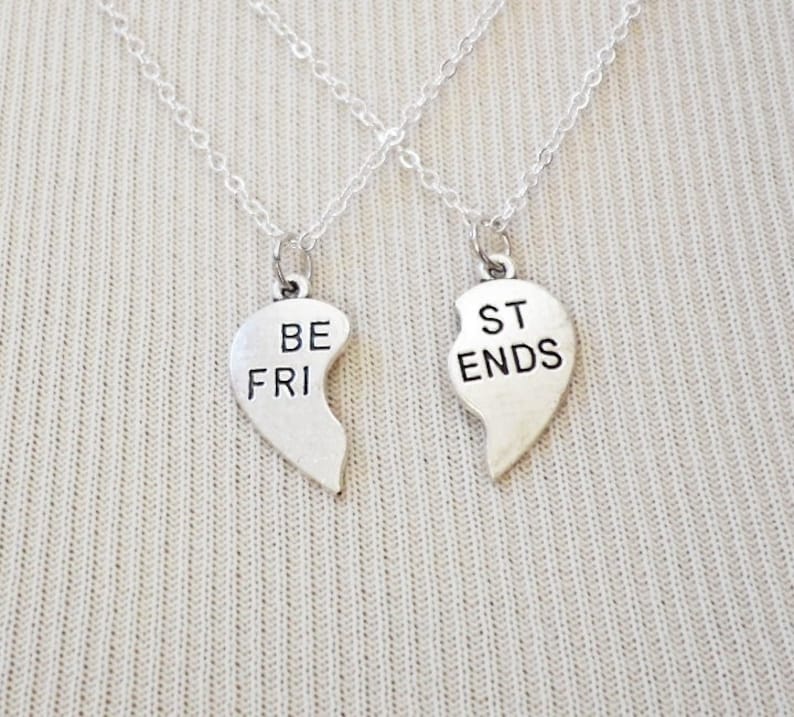 Matching Necklaces Best Friends Necklace Charm Necklace - Etsy