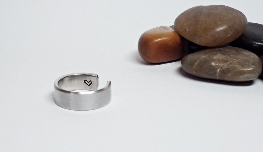 Secret Message Ring, Personalized Ring, Adjustable Ring Jewelry, Hand ...
