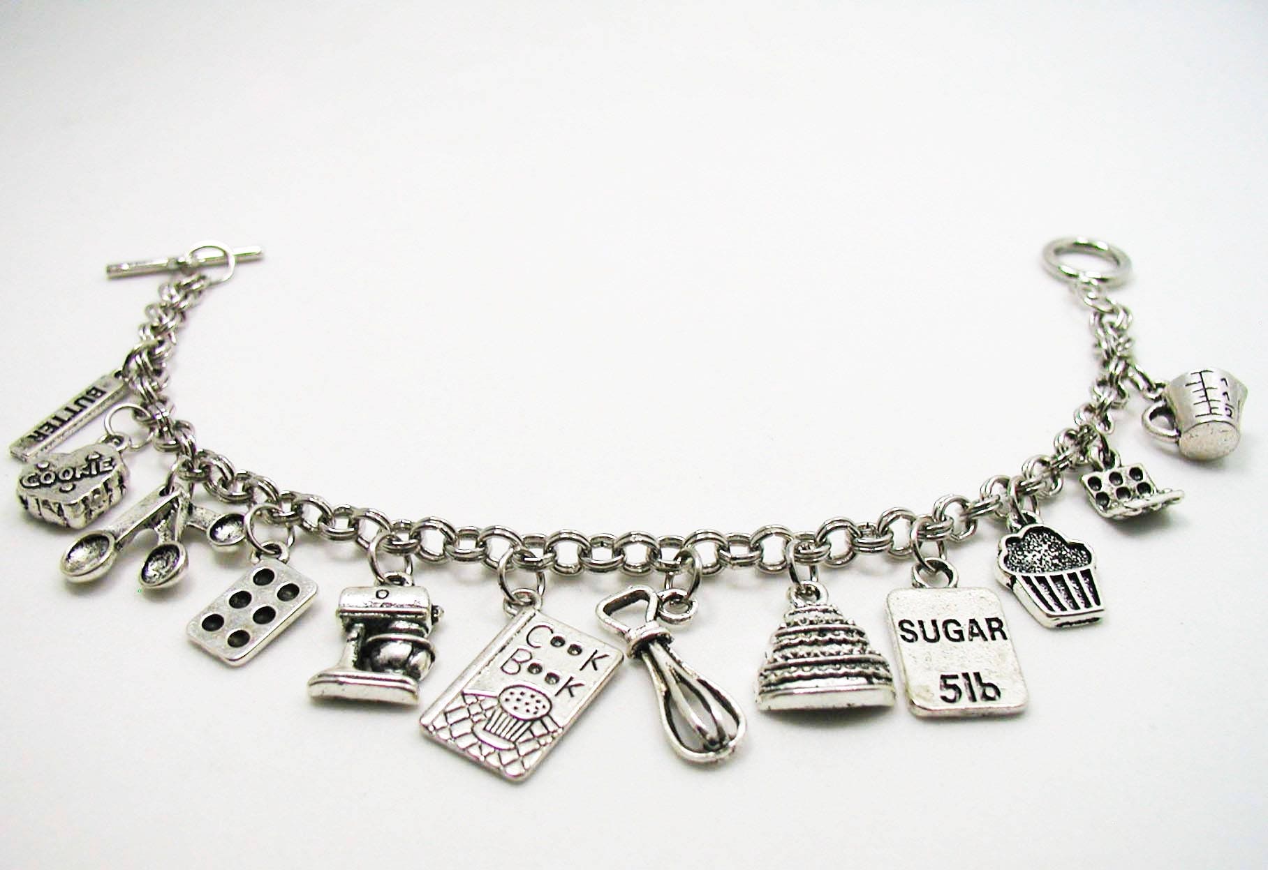 Baking Charm Bracelet Baking Bracelet Cooking Charm | Etsy
