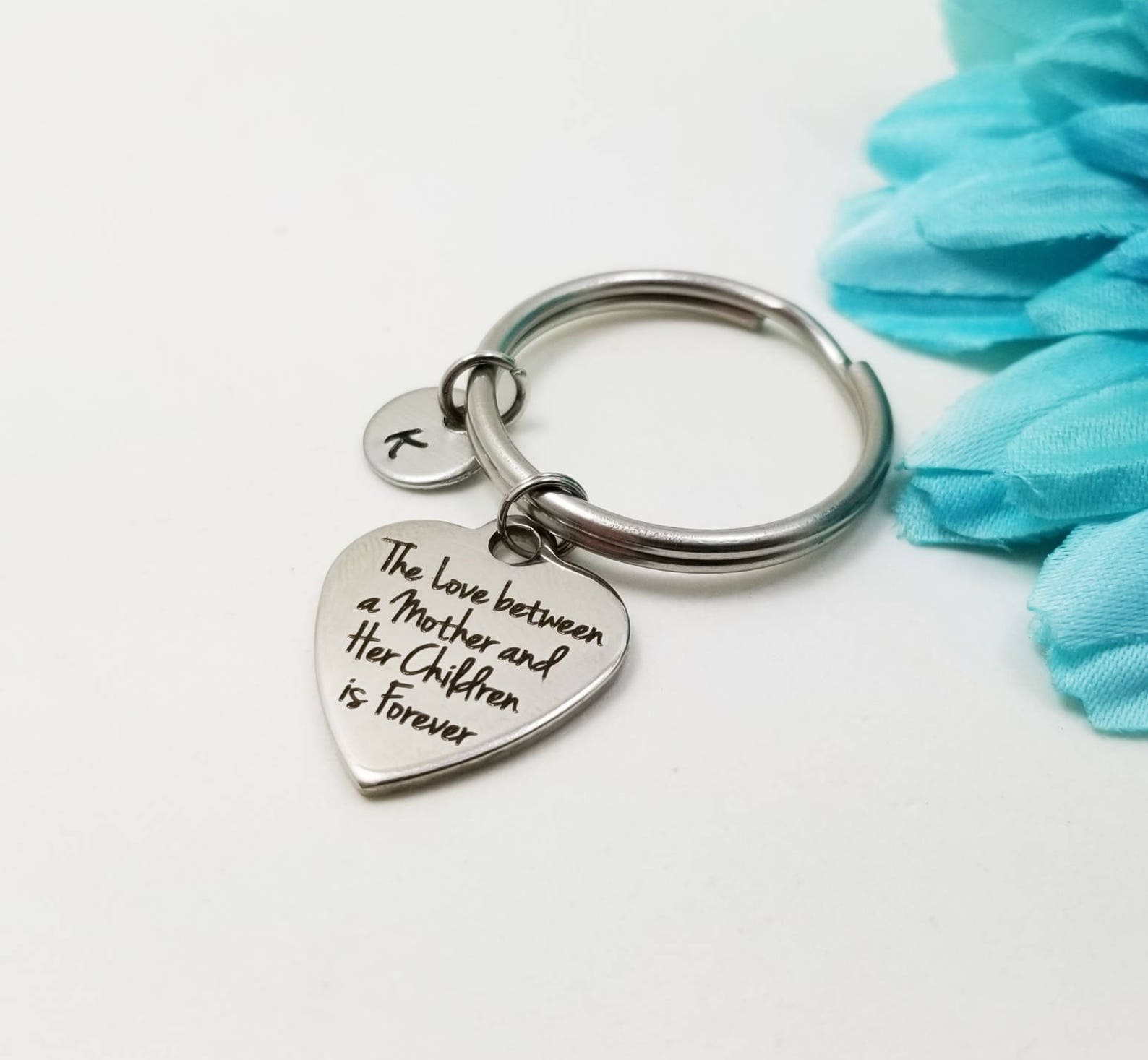 Mom Keychain, Mom Key Chain, Mother Daughter Keychain, Personalized ...