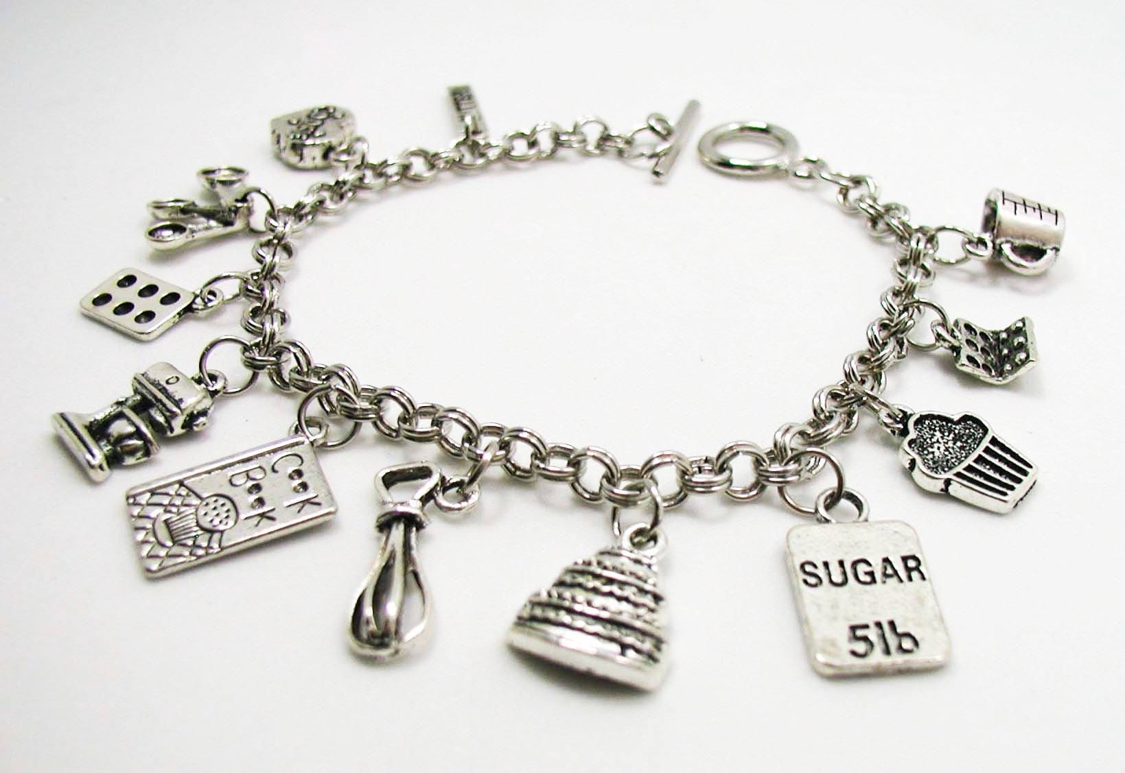 Baking Charm Bracelet Baking Bracelet Cooking Charm | Etsy