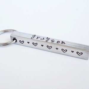 Aluminum Bar Keychain, Personalized Keychain, Custom Keychain ...