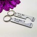 I Love You Keychain, I Love You More Keychain, Engraved Keychains ...