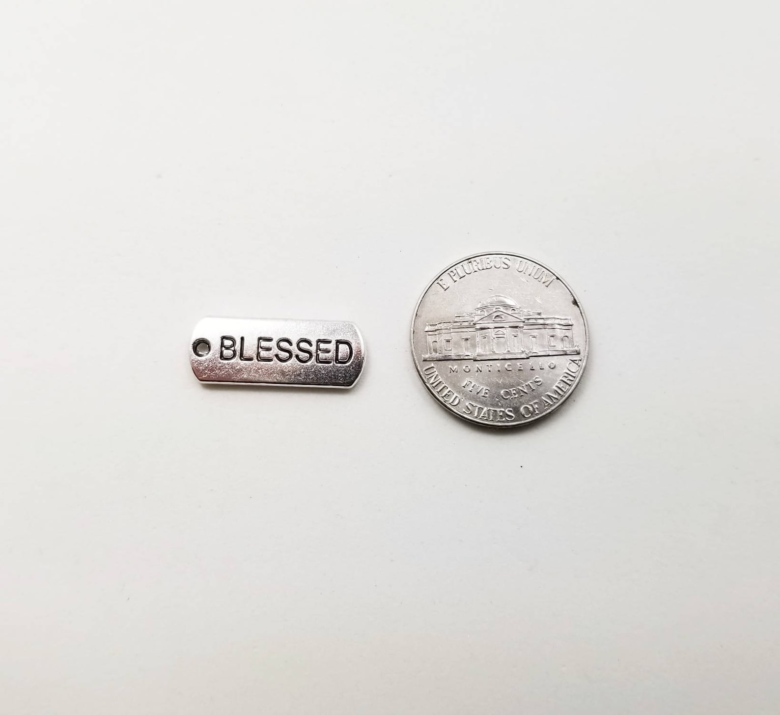 Blessed Keychain Blessed Key Chain Initial Keychain - Etsy