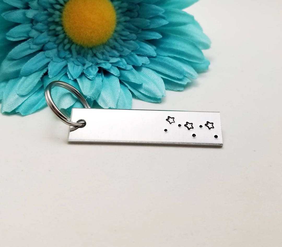 Virgo Keychain, Custom Keychain, Constellation Keychain, Rectangle ...