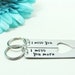 I Miss You Keychain, I Miss You More Keychain, Engraved Keychains ...