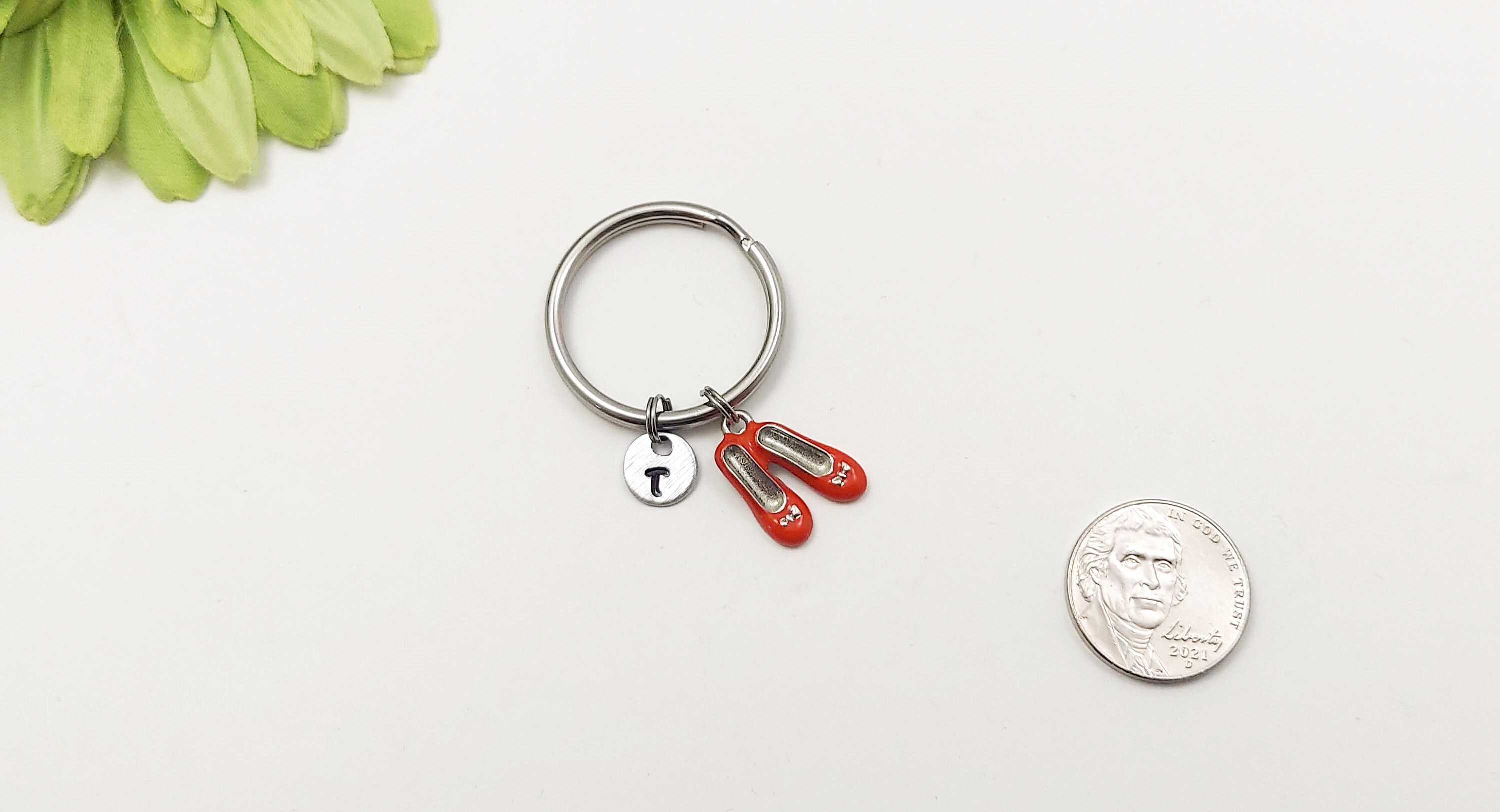 Red Shoes Keychain, Red Shoes Key Chain, Keychain Gift, Personalized ...