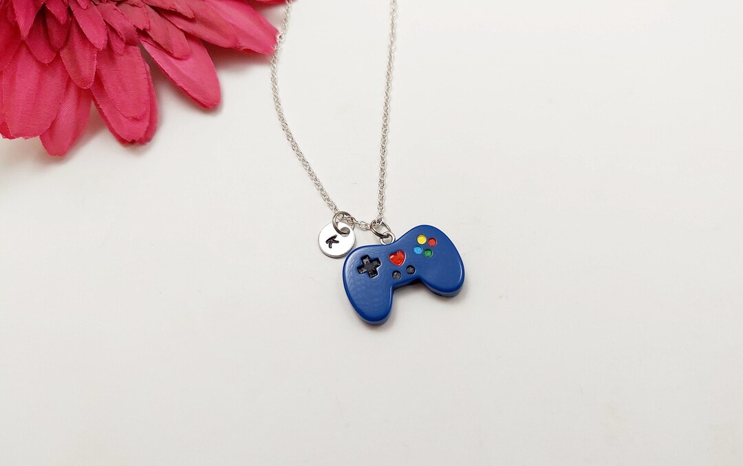 Gamer Necklace, Gamer Jewelry, Game Controller Pendant, Gaming Themed ...