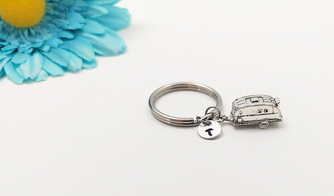 Camper Keychain, Camping Key Chain, Travel Keychain, Personalized ...