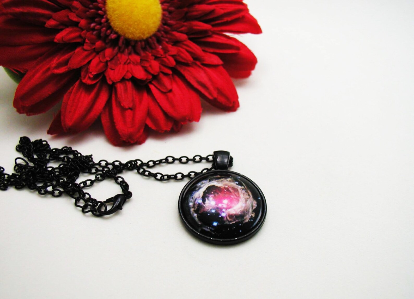 Galaxy Necklace, Galaxy Pendant, Galaxy Charm, Dainty Necklace, Galaxy ...