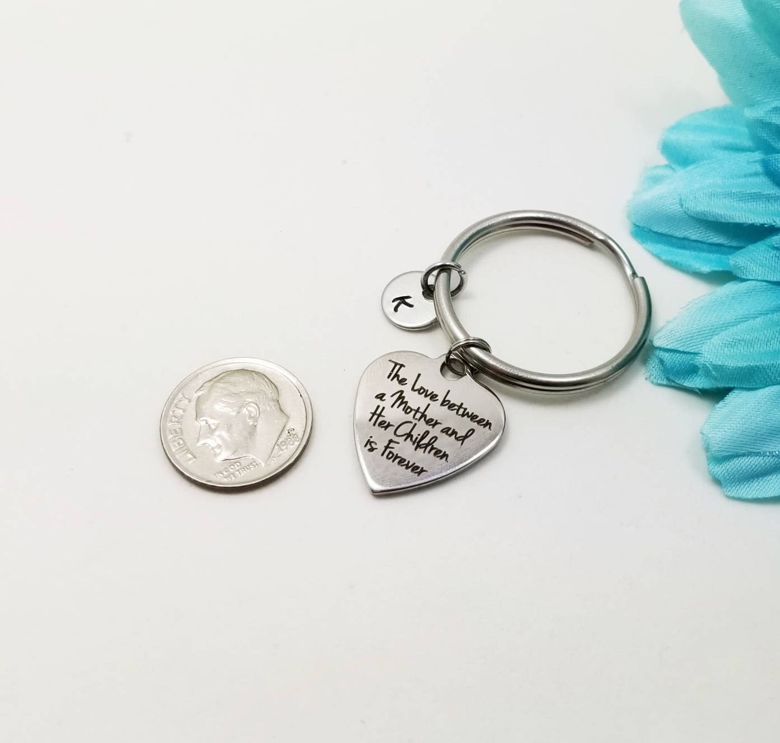 Mom Keychain, Mom Key Chain, Mother Daughter Keychain, Personalized ...