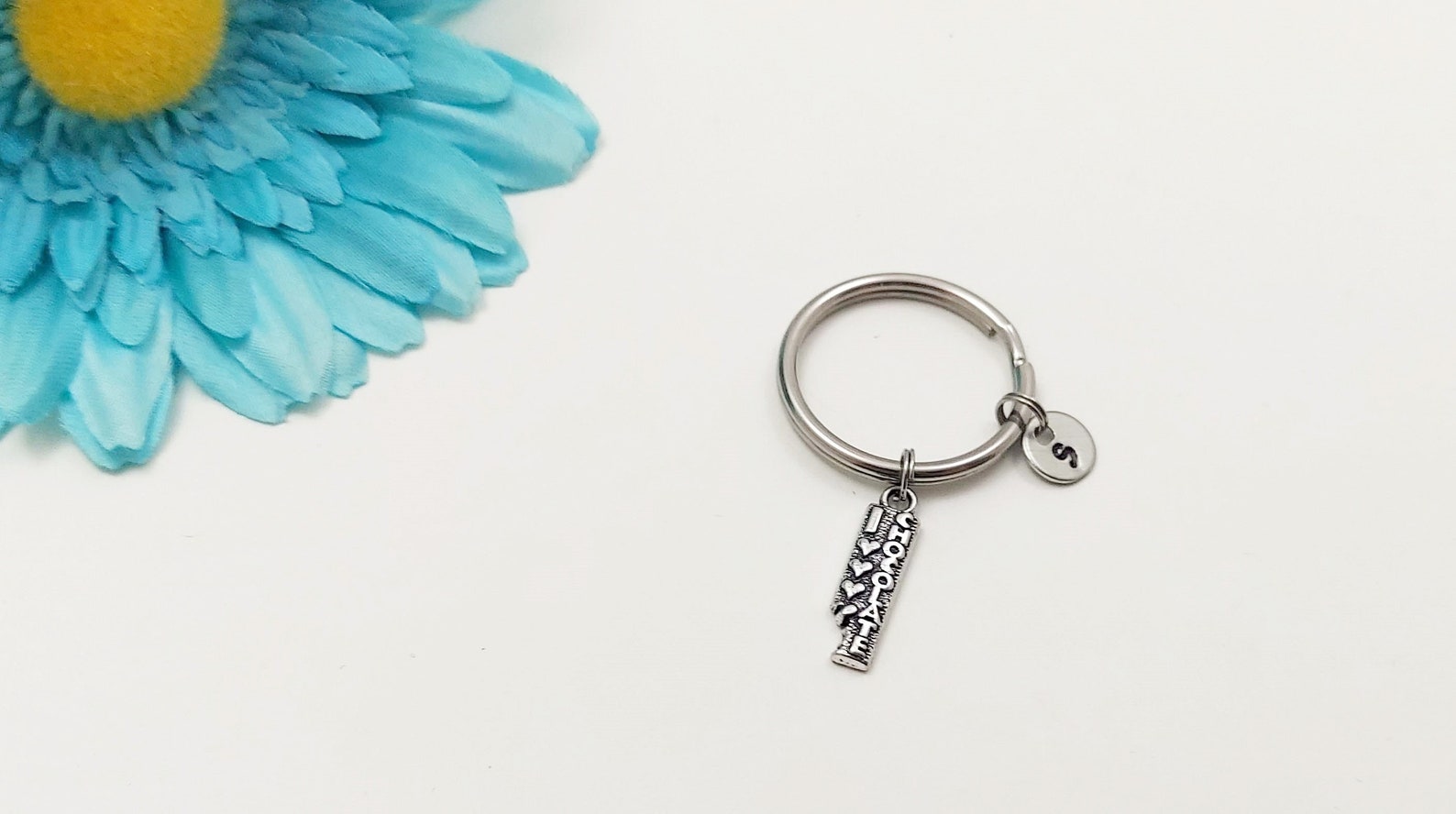 I Love Chocolate Keychain, Chocolate Lover Keychain, Chocolate Charm ...