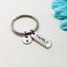 Family Keychain, Family Key Chain, Initial Keychain, Personalized ...