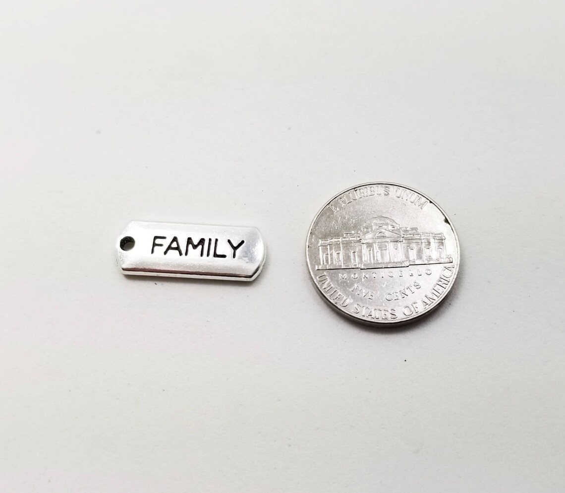 Family Keychain Family Key Chain Initial Keychain - Etsy