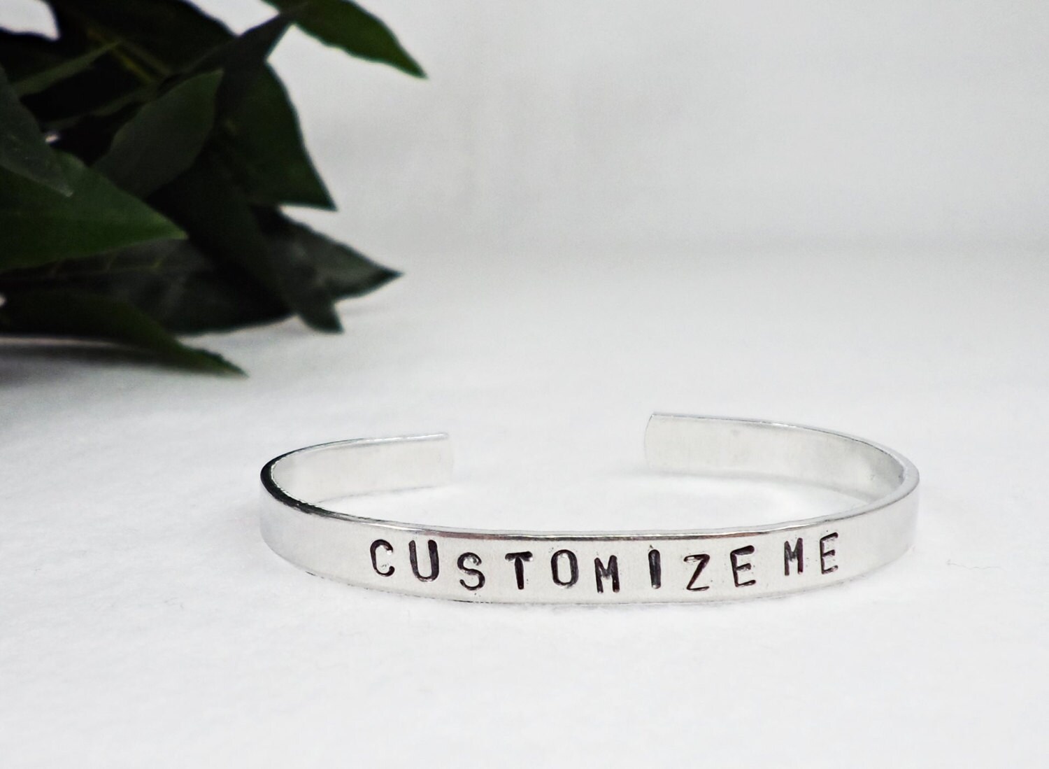 Custom Bracelet Cuff Personalized Bracelet Custom Cuff - Etsy