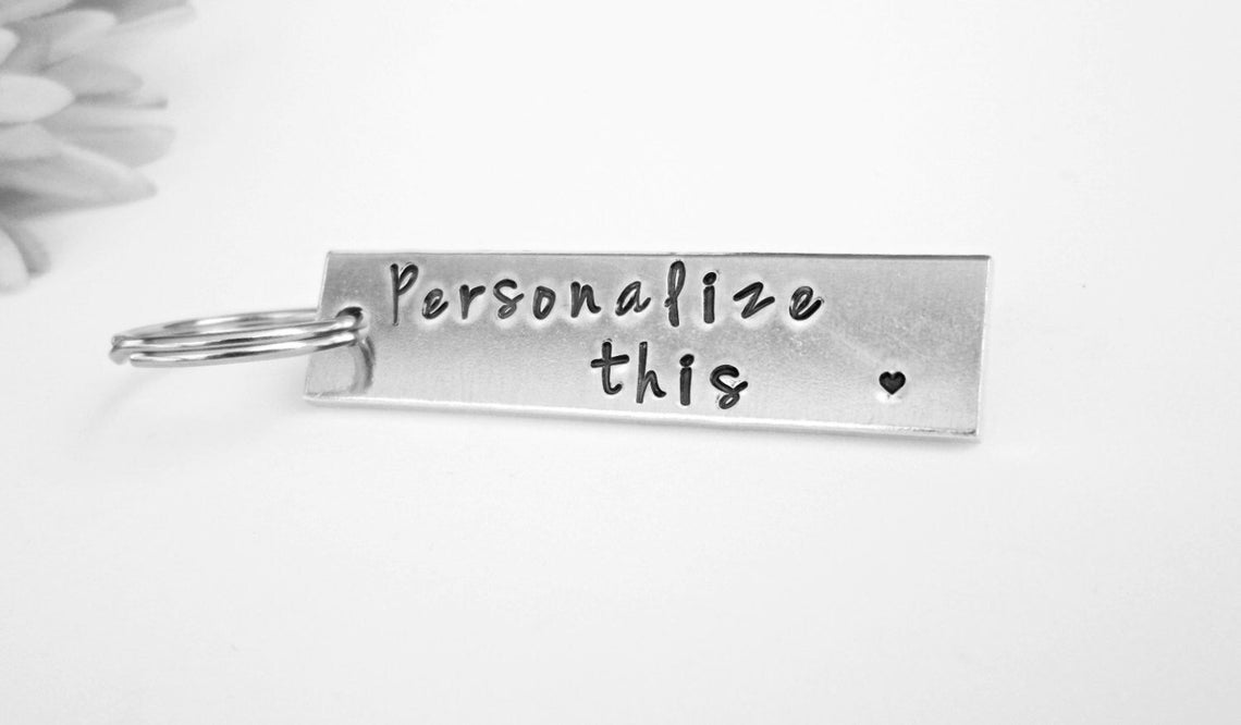 Personalized Keychain Custom Keychain Engraved Keychain - Etsy