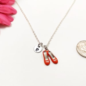 Red Shoe Necklace, Red Shoe Charm, Personalized Necklace, Custom Gift ...