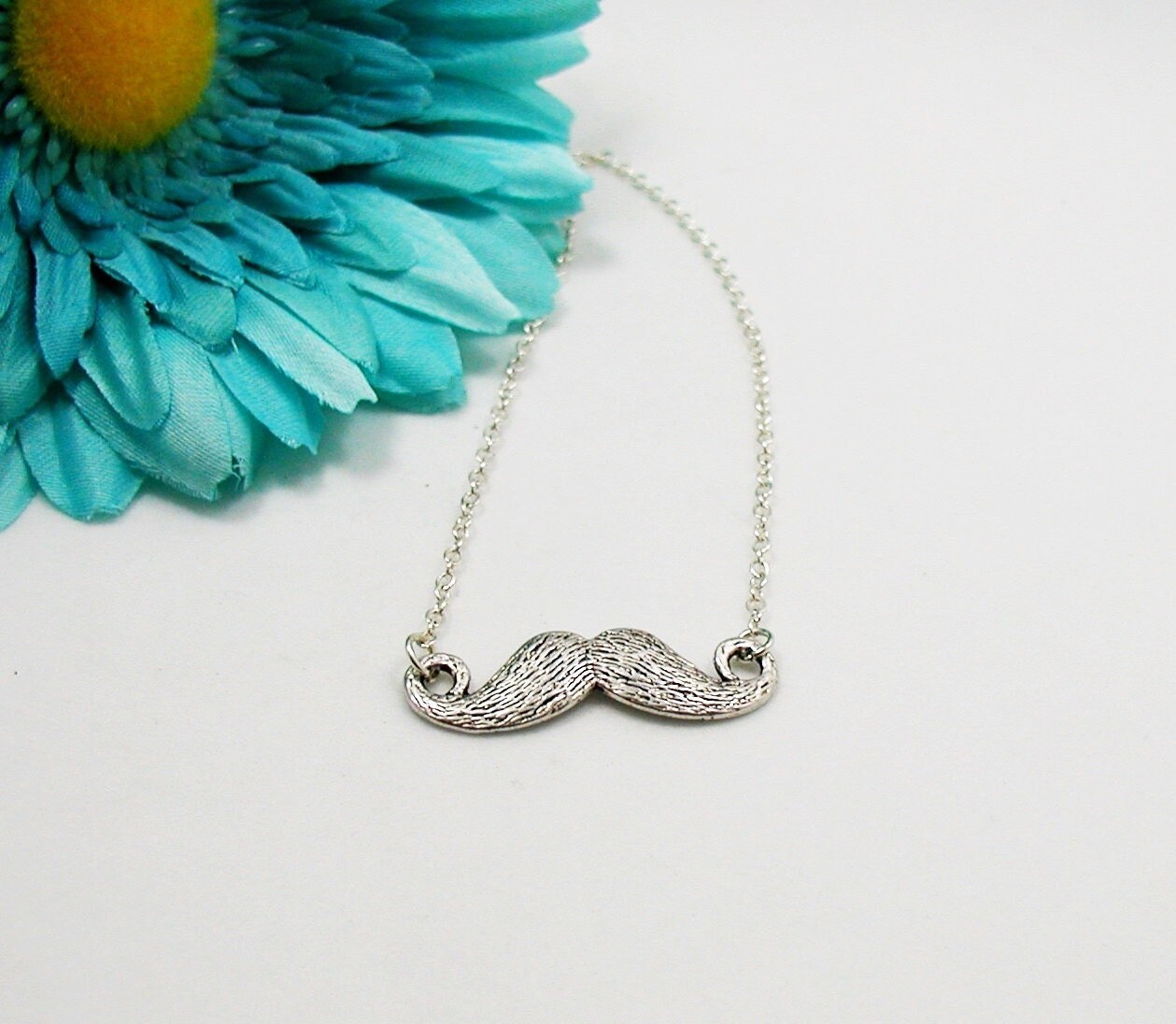 Mustache Necklace Moustache Charm Necklace Movember Charm - Etsy UK