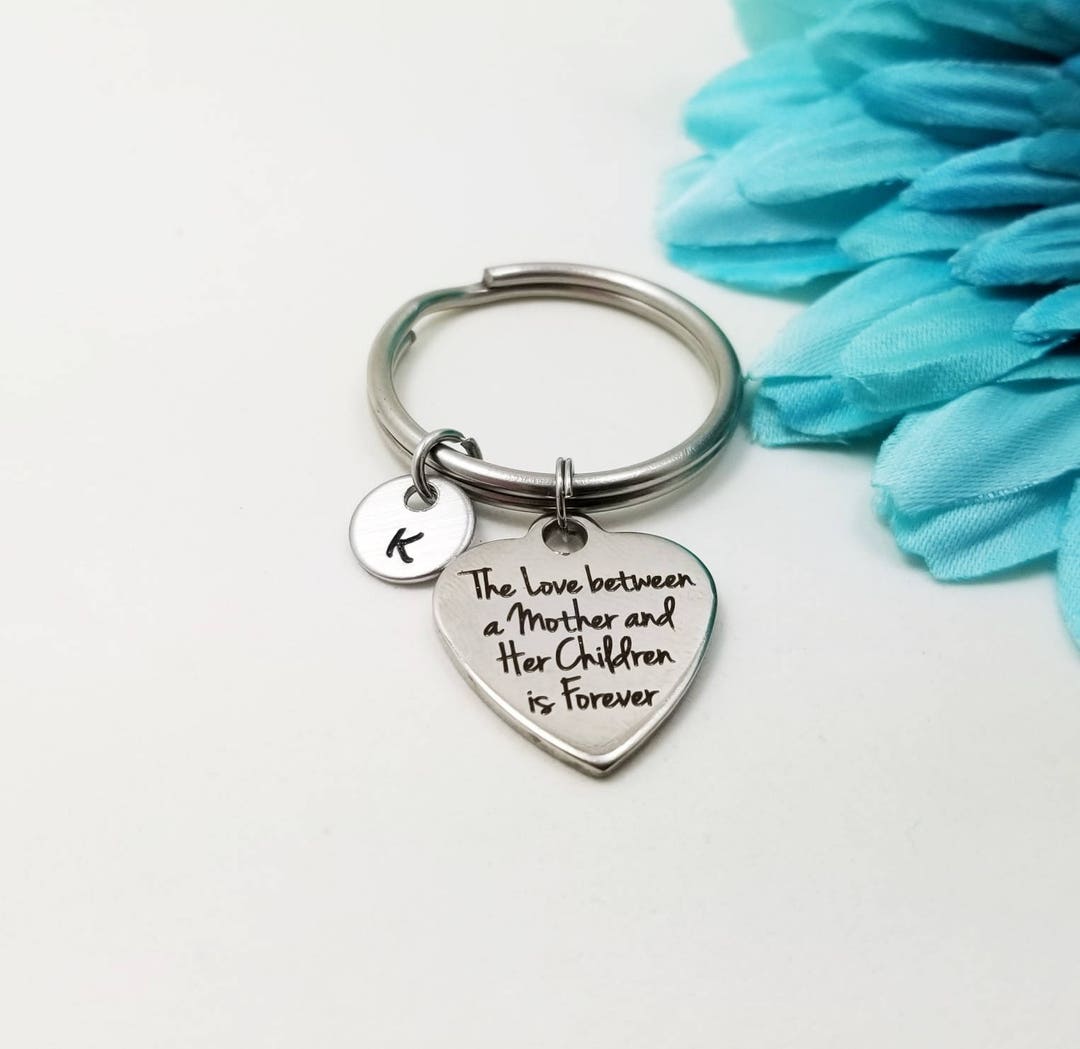 Mom Keychain Mom Key Chain Mother Daughter Keychain - Etsy
