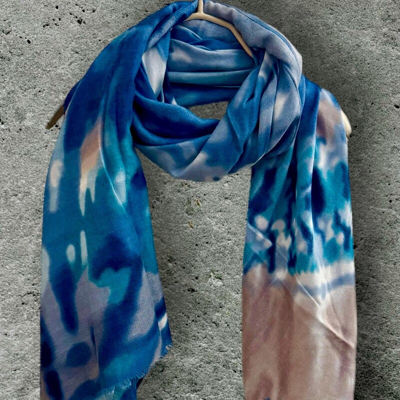 Tie Dye Scarf - Etsy