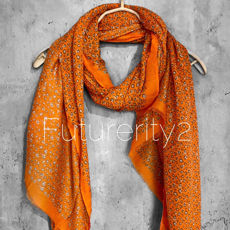 Burnt Orange Scarf - Etsy