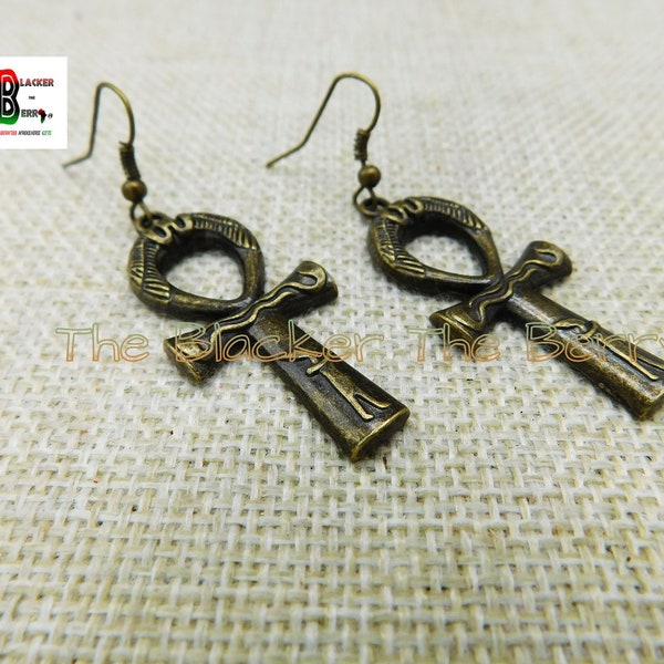 Ankh Earrings - Etsy