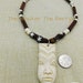 African Bone Necklace Wooden Beaded Jewelry Ethnic Afrocentric - Etsy
