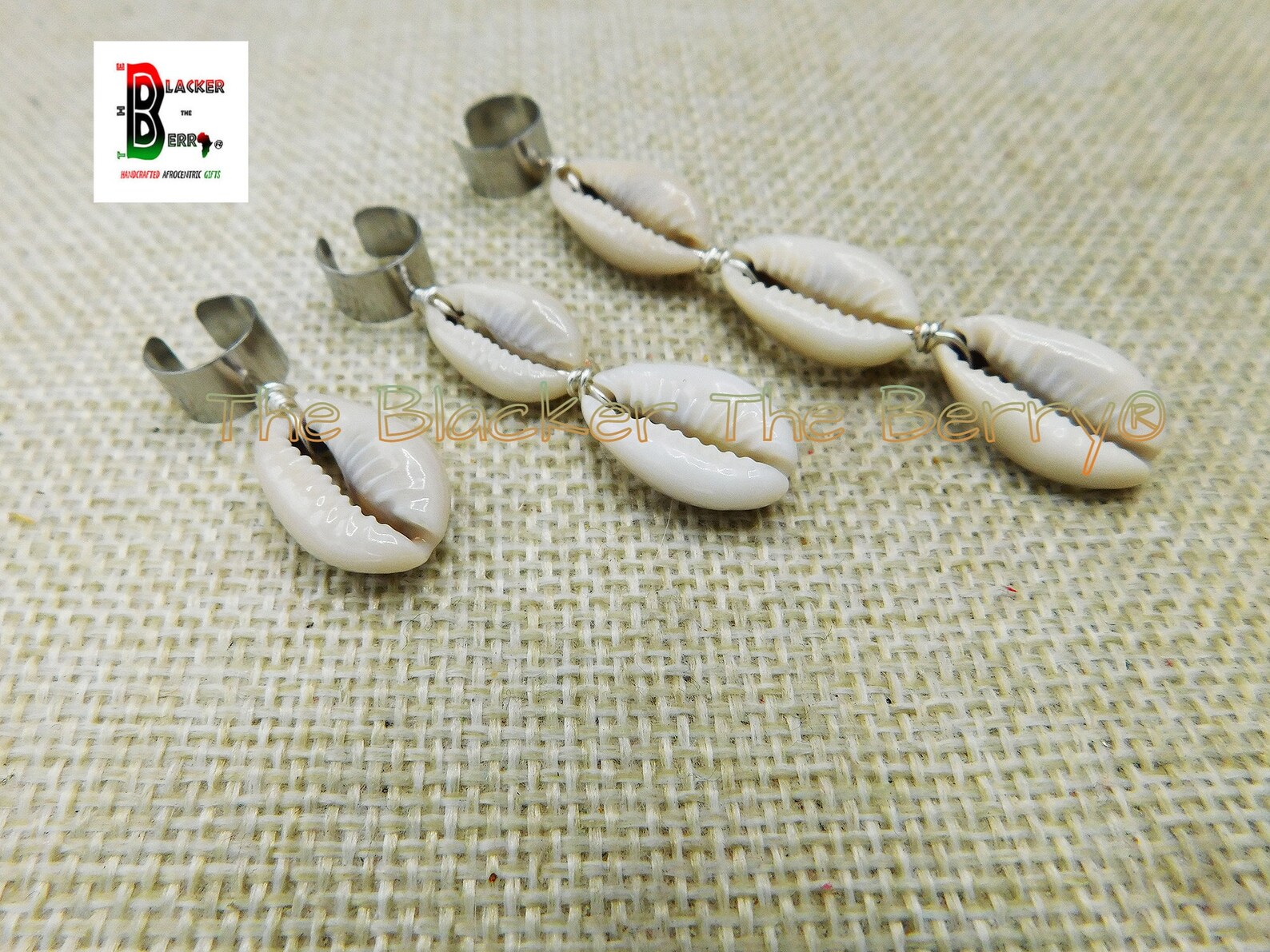 Cowrie Shell Cuff Hair Jewelry Ear African Cowry Cuffs Silver - Etsy