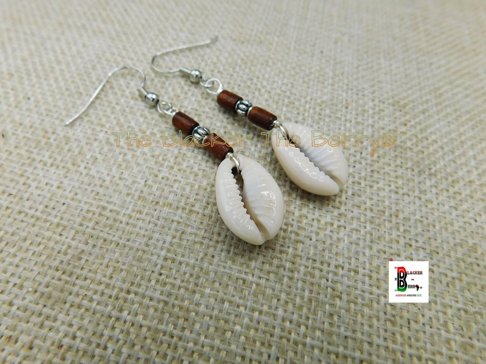 Small Cowrie Earrings Afrocentric Handmade Silver Jewelry - Etsy