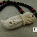 African Bone Necklace Black Beaded Jewelry Ethnic Afrocentric - Etsy