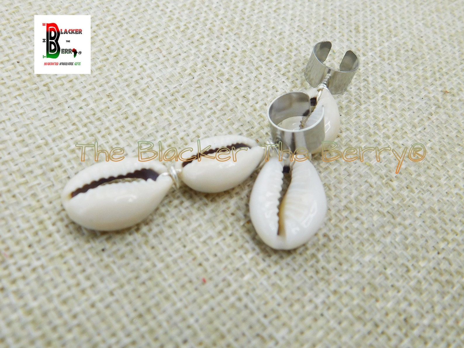 Cowrie Shell Cuff Hair Jewelry Ear African Cowry Cuffs Silver - Etsy