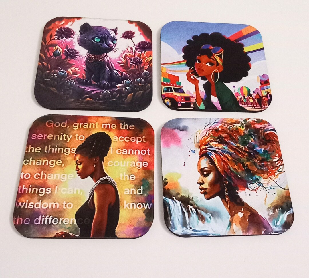 Prayer of Serenity Magnet African American Woman Magnets Kitchen Décor ...