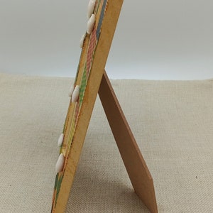 Kente Picture Frame African Afrocentric Cowrie Handmade Statement ...