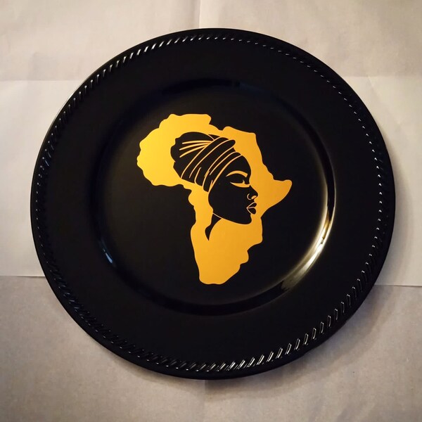 African Decorative Plate - Etsy