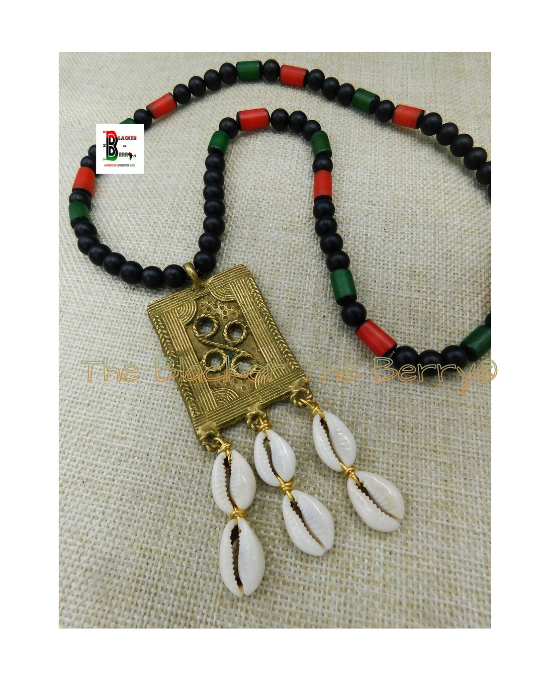 African Necklace Pan African Jewelry Beaded Ethnic Men Face Afrocentric ...