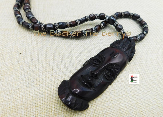 African Men Necklace Large Jewelry Tribal Ethnic Afrocentric - Etsy