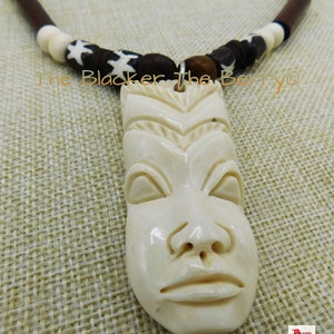 African Bone Necklace Wooden Beaded Jewelry Ethnic Afrocentric the ...