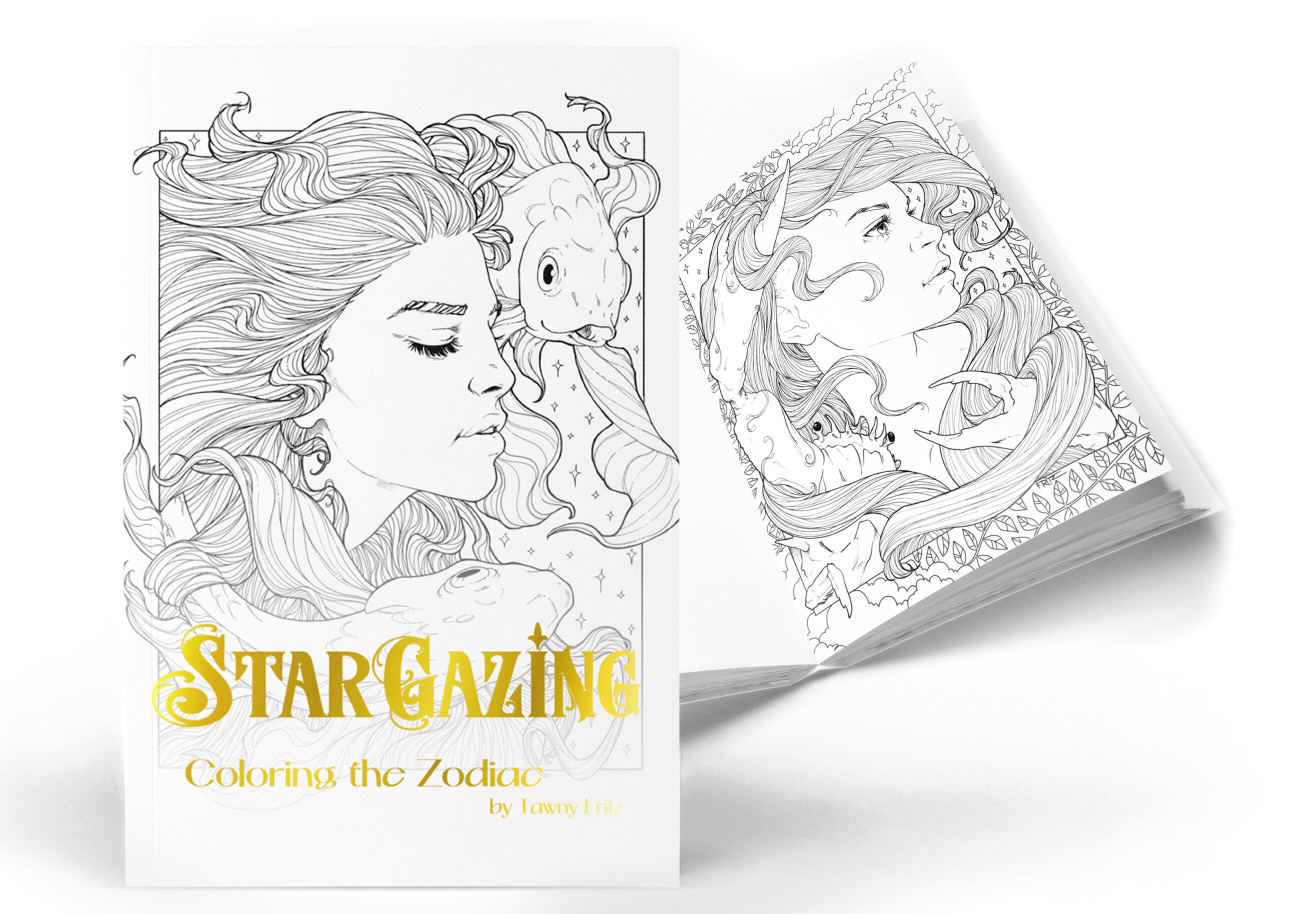 Stargazing: Coloring the Zodiac | Coloring Book | Horoscope | Astrology ...